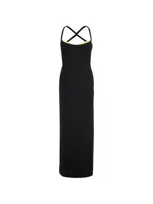 Versace Scoop Neck Evening Dresses
