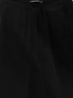 Sofie D'hoore Elasticated Wide-leg Trousers - Black