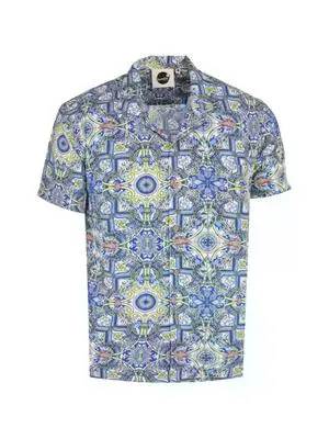 BOARDIES Sicilia Patterned Shirt - Blue