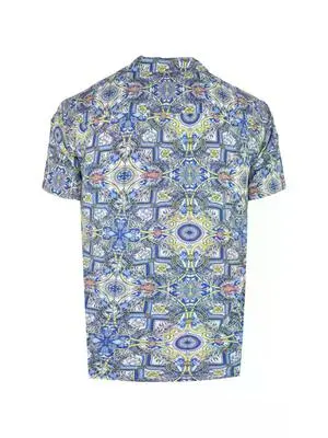 BOARDIES Sicilia Patterned Shirt - Blue