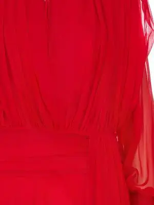 Giuseppe Di Morabito Draped Asymmetric-hem Mini Dress - Red