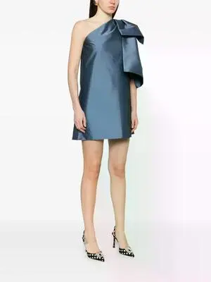 Bernadette Winnette One-shoulder Mini Dress - Blue
