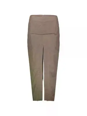 Rick Owens Slit-detail Maxi Skirt - Neutrals