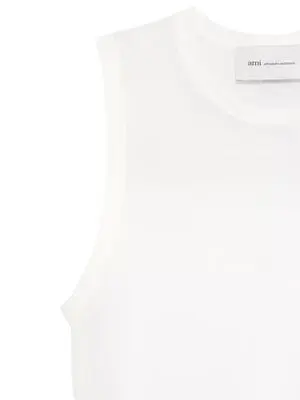 AMI Paris Crew-neck Sleeveless T-shirt