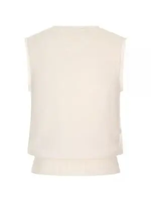 Chloé Pointelle-knit Knitted Vest