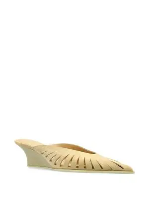 IRO PARIS Fauve Suede Mules - Neutrals
