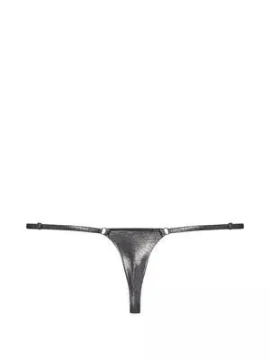 MAISON CLOSE Metallic-effect Bikini Bottom