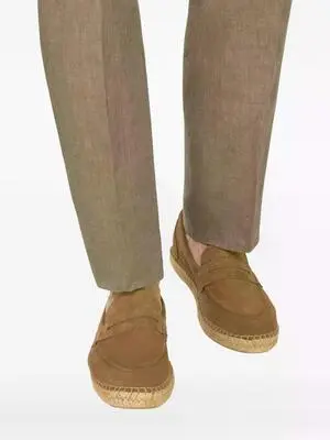 Boggi Milano Suede Leather Espadrilles