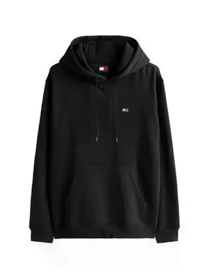 Tommy Hilfiger Logo-patch Hoodie - Black