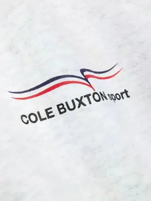COLE BUXTON Logo-print Zip-up Hoodie - Grey