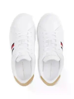 Tommy Hilfiger Stripe-detail Leather Sneakers