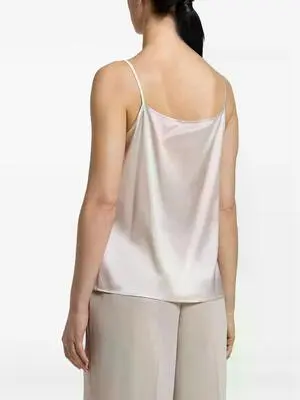 Peserico Monili-trim Camisole Top - Neutrals
