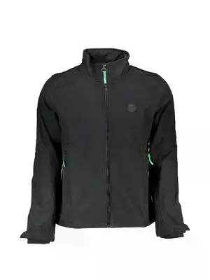 GIAN MARCO VENTURI VINTAGE Logo-patch Zip-up Jacket