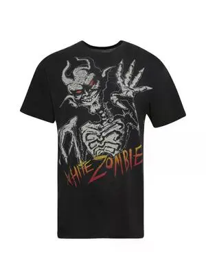 EARTHLING VIP White Zombie Graphic-print T-shirt - Black