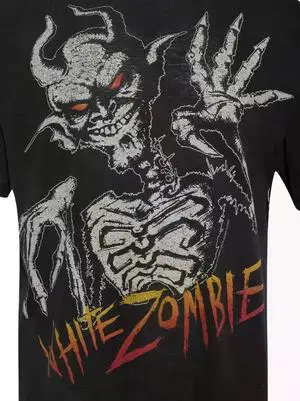 EARTHLING VIP White Zombie Graphic-print T-shirt - Black