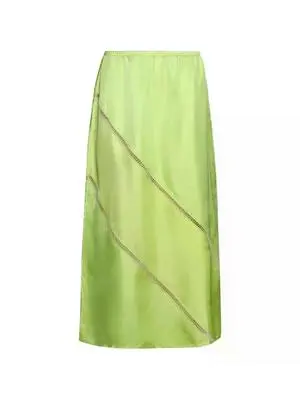 DIOTIMA Tobago Ladder-stitch Skirt - Green