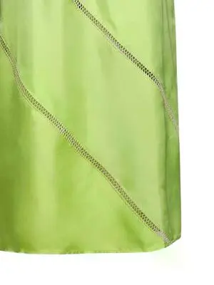 DIOTIMA Tobago Ladder-stitch Skirt - Green