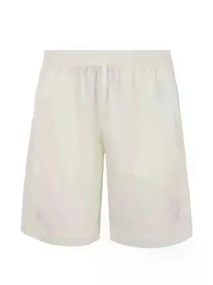 Adidas Embroidered Elasticated Shorts - White
