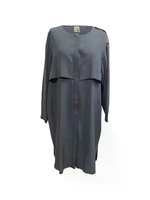 Iris & Ink Belted Long-sleeve Dress