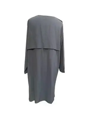 Iris & Ink Belted Long-sleeve Dress