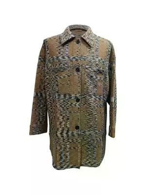 Missoni Knitted Button-down Coat