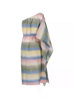 MAPOÉSIE Enna Horizon One-shoulder Striped Dress