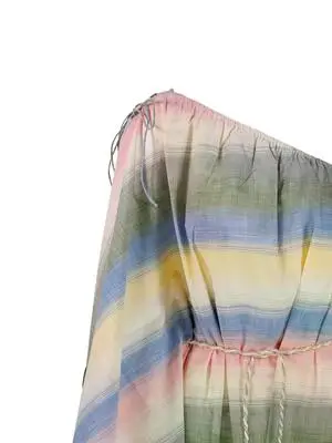 MAPOÉSIE Enna Horizon One-shoulder Striped Dress