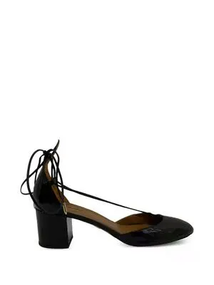 AQUAZZURA Alexa Patent Leather Pumps - Black