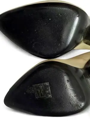 Saint Laurent Franky Peep-toe Pumps