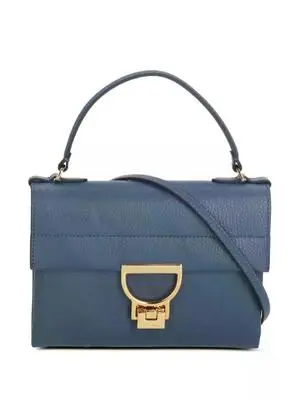 COCCINELLE Mini Arlettis Leather Tote Bag - Blue