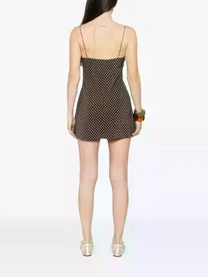 Matteau Polka-dot Print Dress - Brown