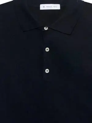 MANUEL RITZ Knitted Cotton Polo Shirt
