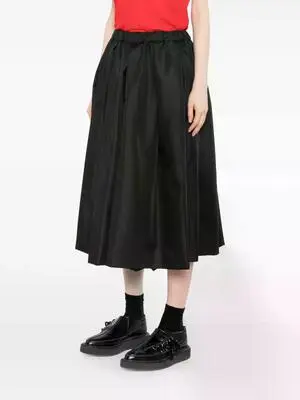Comme Des Garçons Pleated Midi Skirt