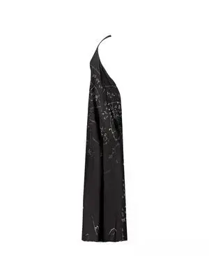 Rick Owens Graphic-print Halterneck Dress