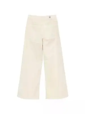 Lorena Antoniazzi Logo-patch Wide-leg Trousers