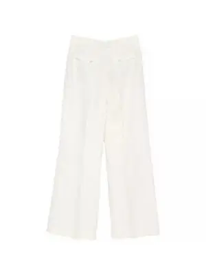 Closed Pressed-crease Wide-leg Trousers