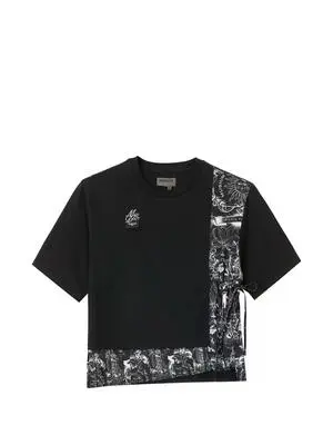 MUSIUM DIV. Graphic-print Pleated T-shirt