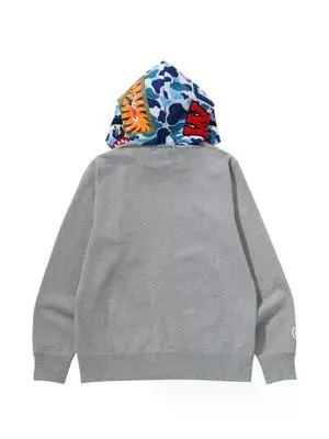 A BATHING APE Shark Camo-print Hoodie