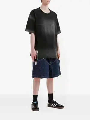 MUSIUM DIV. Faded-effect Logo-print T-shirt