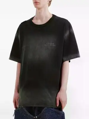 MUSIUM DIV. Faded-effect Logo-print T-shirt