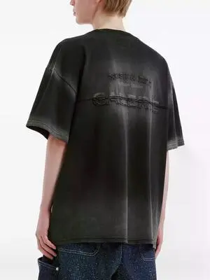 MUSIUM DIV. Faded-effect Logo-print T-shirt