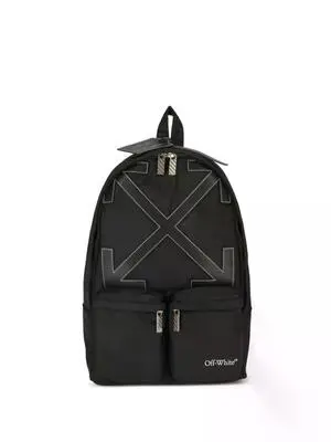 Off-White Arrows-patch Industrial Backpack - Black