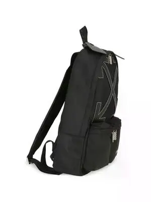 Off-White Arrows-patch Industrial Backpack - Black