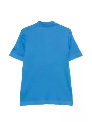 Paul Smith Ribbed-knit Polo Shirt
