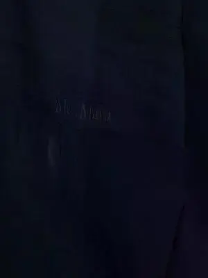 Max Mara Embroidered-logo V-neck Polo Sweater