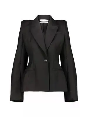 Matieres Fecales Structured-shoulder Blazer