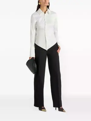 Manière De Voir Maniere De Voir Satin Cinch Shirt - White