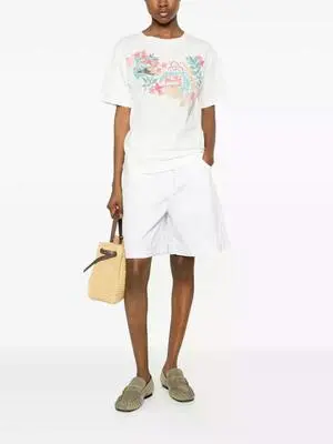 ERMANNO FIRENZE Graphic-print Cotton T-shirt