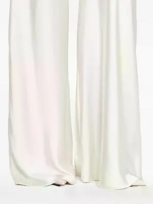 Norma Kamali Elephant Bias Trousers - White