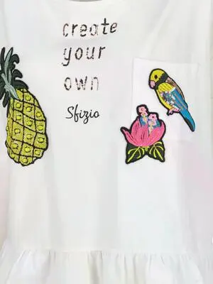 SFIZIO Pineapple Ruffle T-shirt